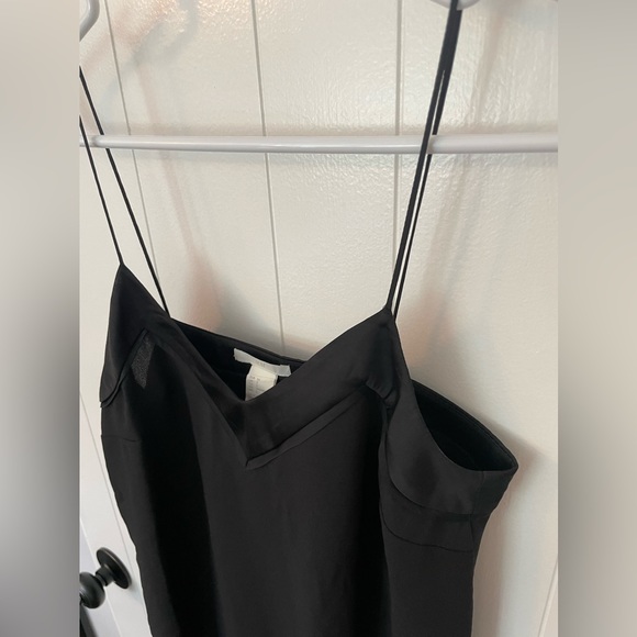 H&M | Tops | Nwt Hm Black Elegant Spaghetti Strap Top | Poshmark
